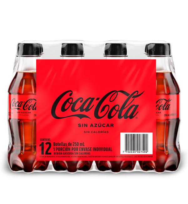 Gaseosa Coca Cola Botella Sin Azucar X12 a domicilio - Bogotá, Colombia Gaseosa Coca Cola Botella Sin Azucar X12 a domicilio - Bogotá, Colombia
