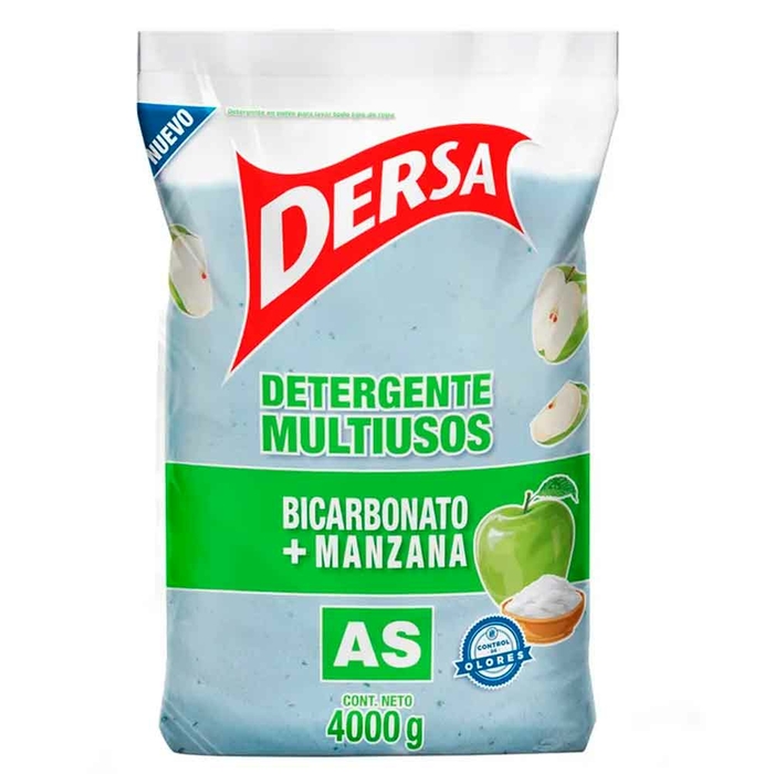 Detergente en Polvo Multiusos Dersa Bicarbonato Manzana 4Kg a domicilio ... Detergente en Polvo Multiusos Dersa Bicarbonato Manzana 4Kg a domicilio ...