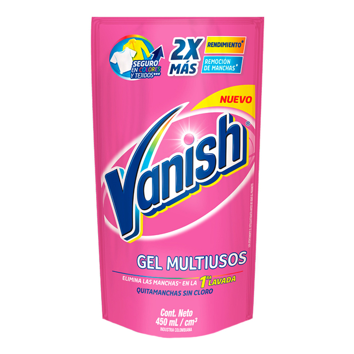 Desmanchador Vanish Líquido Rosa DoyPack